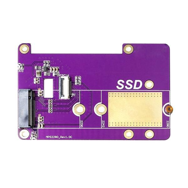 Raspberry Pi 5 SSD Hat - PCIe to M.2 2280 SSD – Dev Boards Market